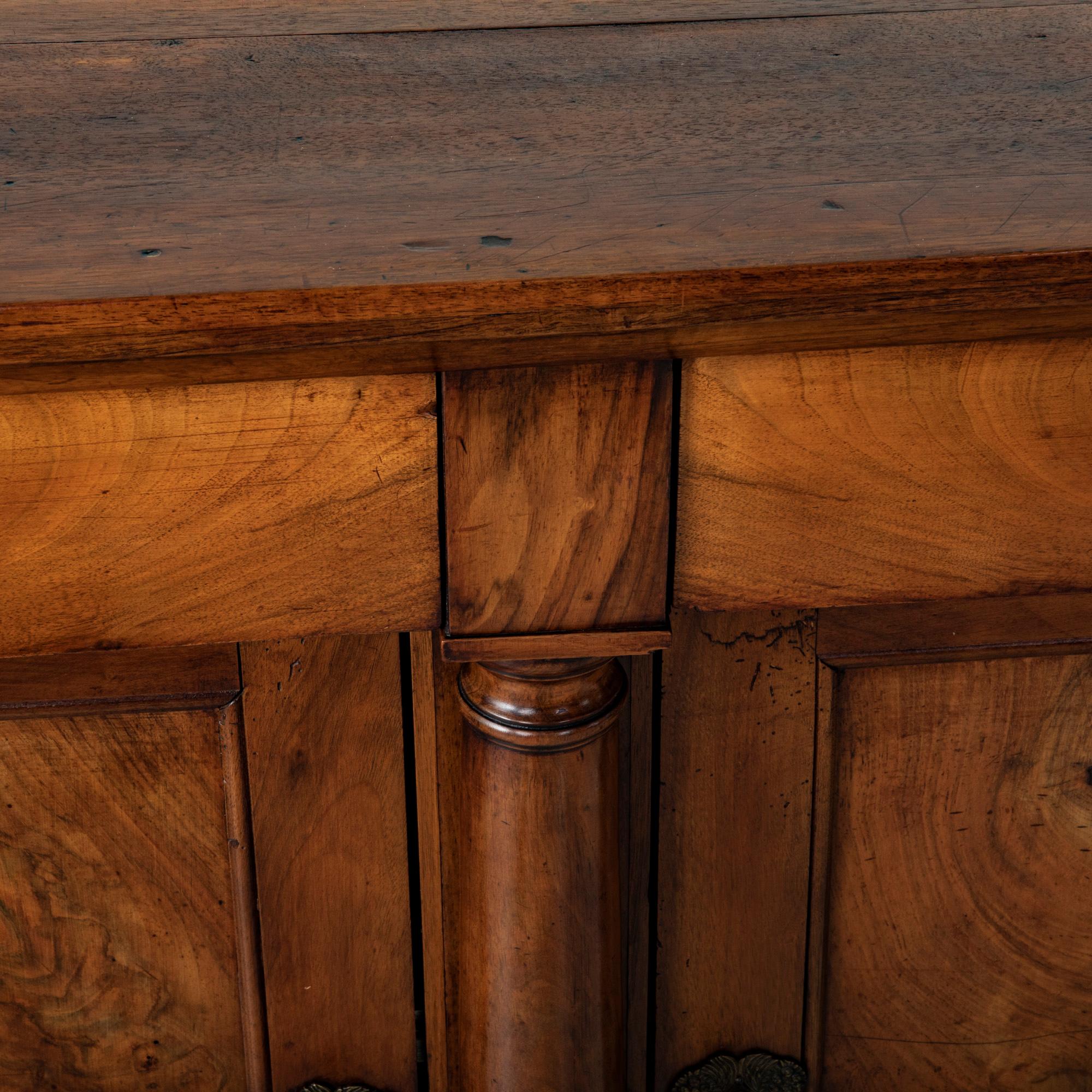 Early 19th Century French Empire Period Walnut Enfilade or Sideboard at ...