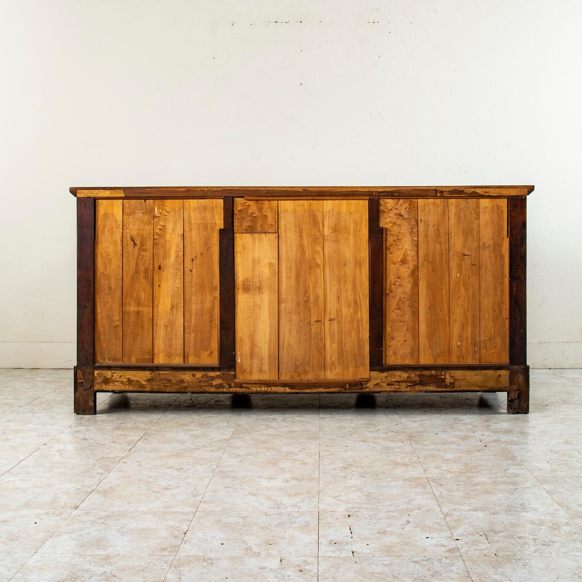Early 19th Century French Empire Period Walnut Enfilade or Sideboard at ...