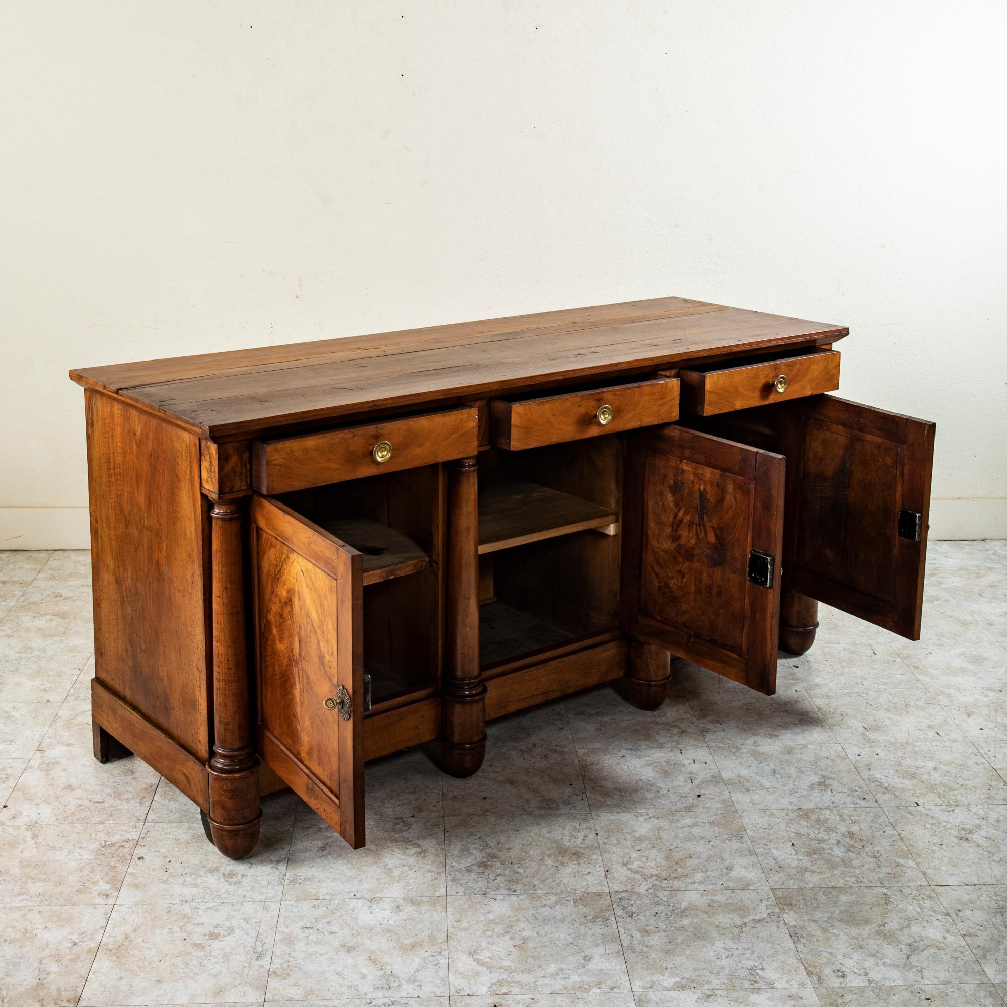 Early 19th Century French Empire Period Walnut Enfilade or Sideboard at ...