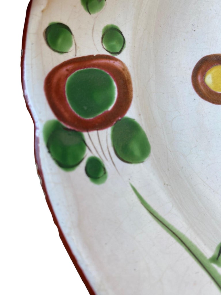 Early 19th Century French Faience Decorative Plates For Sale at 1stDibs