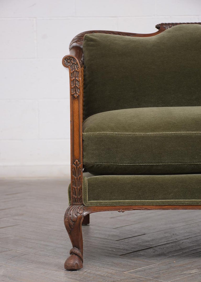 Early 19th Century French Louis XIV Walnut Sofa at 1stDibs