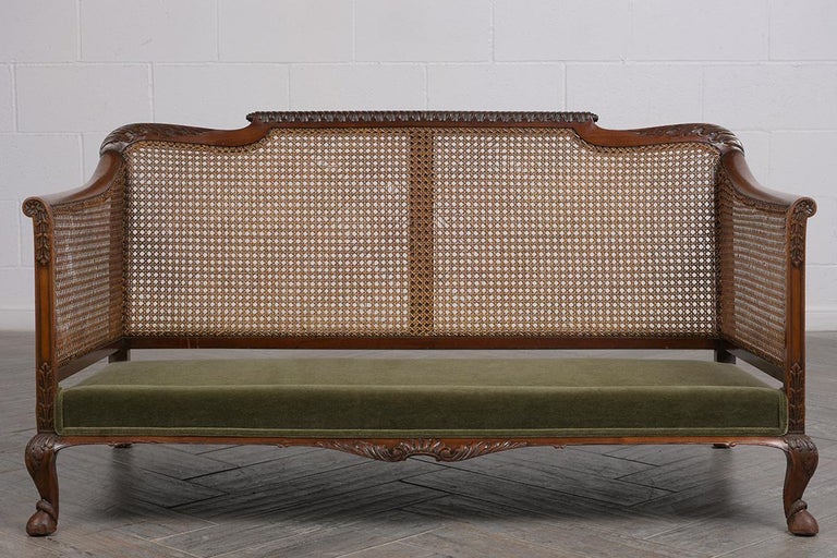 Early 19th Century French Louis XIV Walnut Sofa at 1stDibs