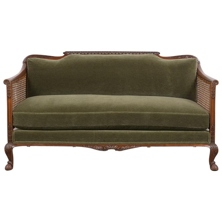 Early 19th Century French Louis XIV Walnut Sofa at 1stDibs