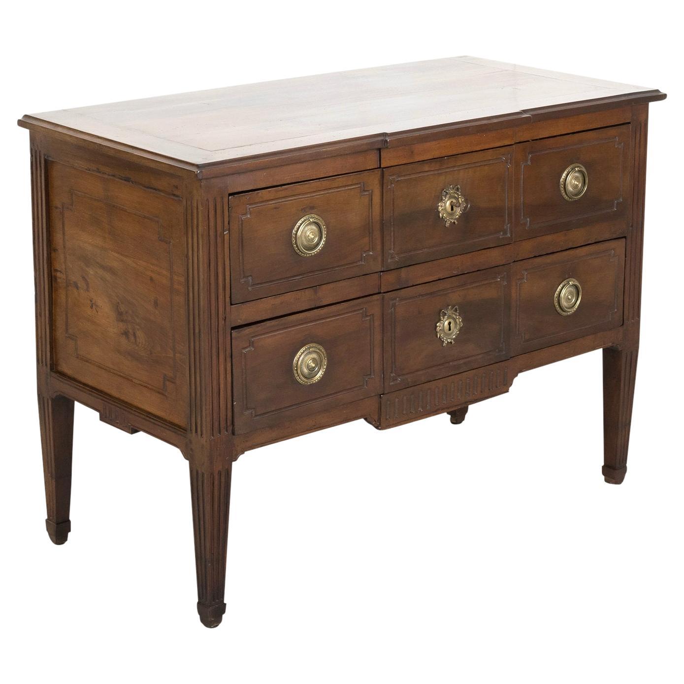 19th Century French Louis Philippe Style Bleached Walnut Commode with ...
