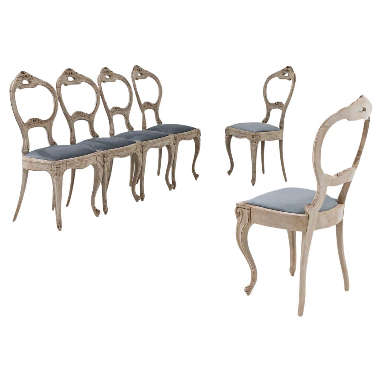 Set of Six 19th Century French Provincial Dining Chairs For Sale at ...