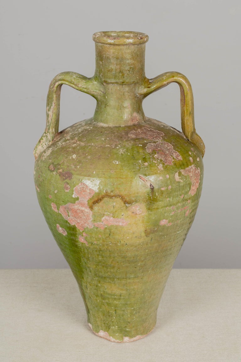 Early 19th Century French Pottery Water Jar For Sale at 1stDibs