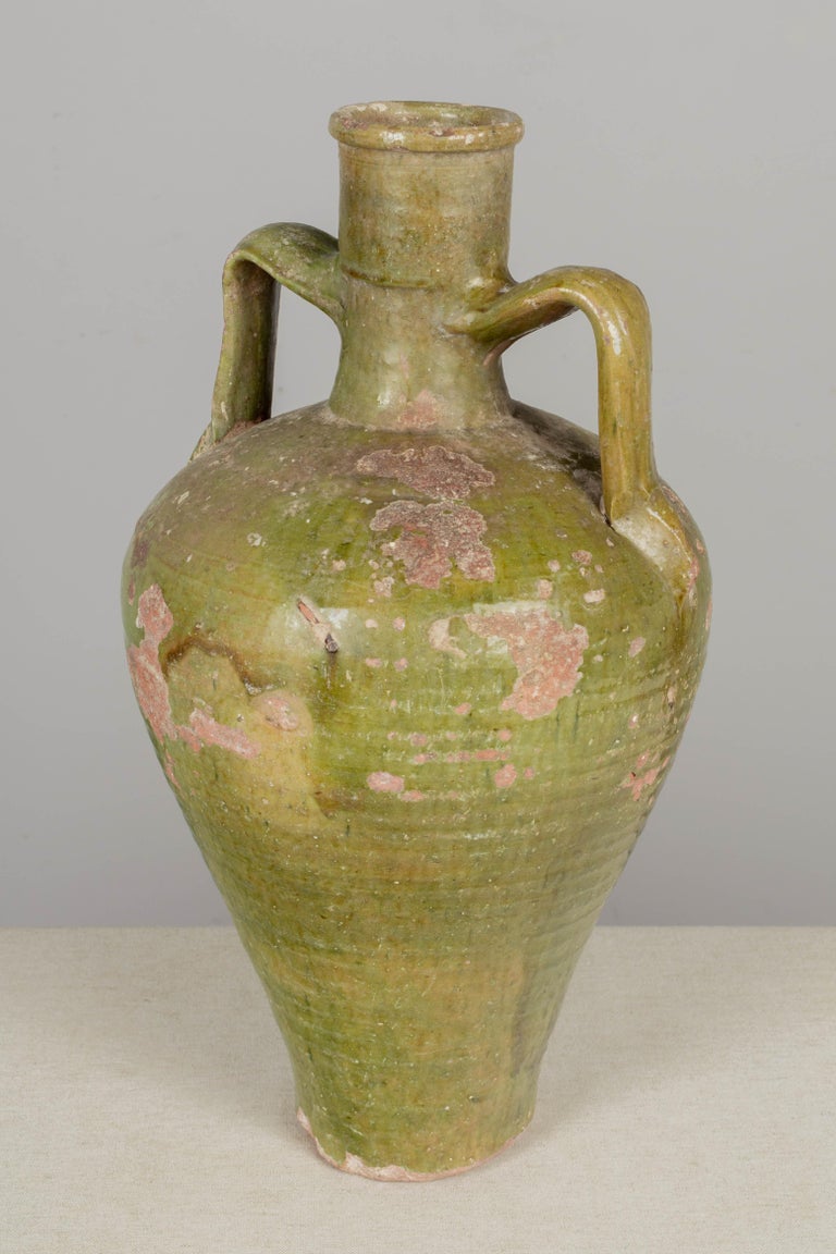 Early 19th Century French Pottery Water Jar For Sale at 1stDibs
