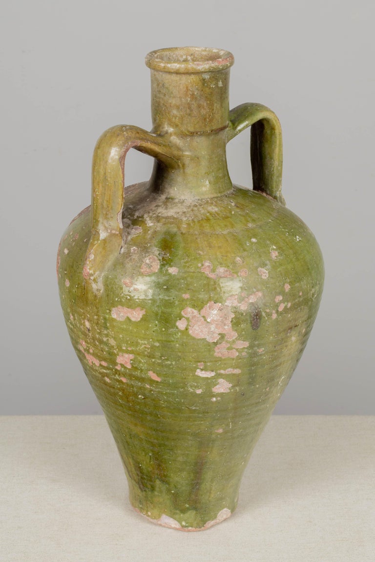 Early 19th Century French Pottery Water Jar For Sale at 1stDibs