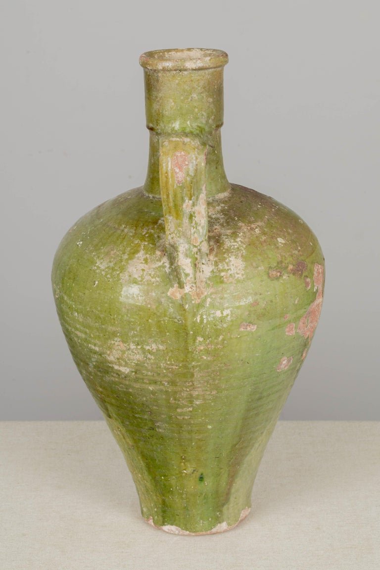Early 19th Century French Pottery Water Jar For Sale at 1stDibs