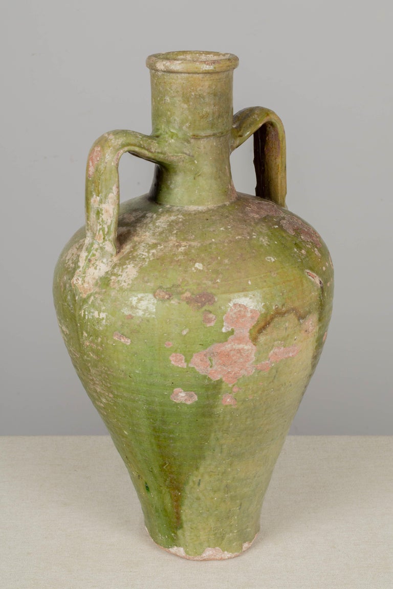 Early 19th Century French Pottery Water Jar For Sale at 1stDibs