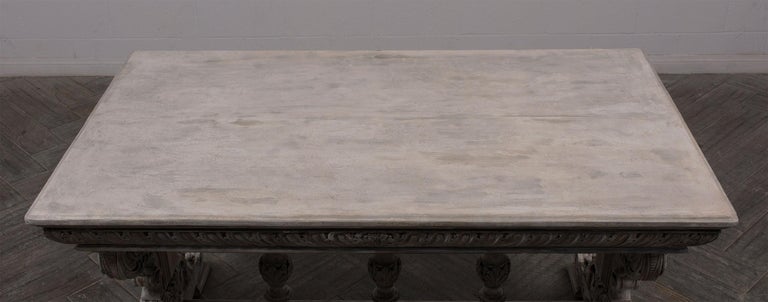 Antique French Renaissance Library Table at 1stDibs