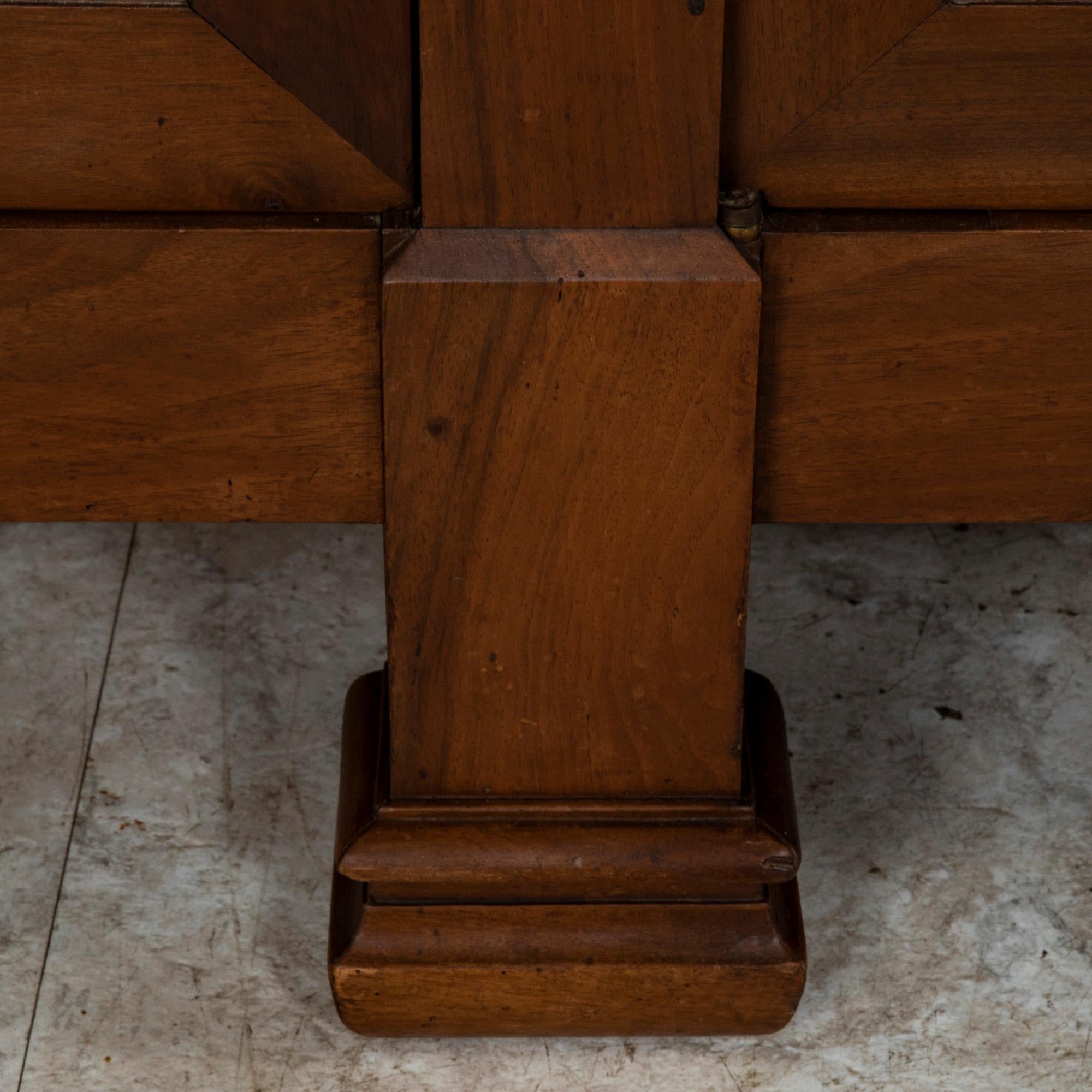 Early 19th Century French Restauration Period Walnut Enfilade Sideboard ...