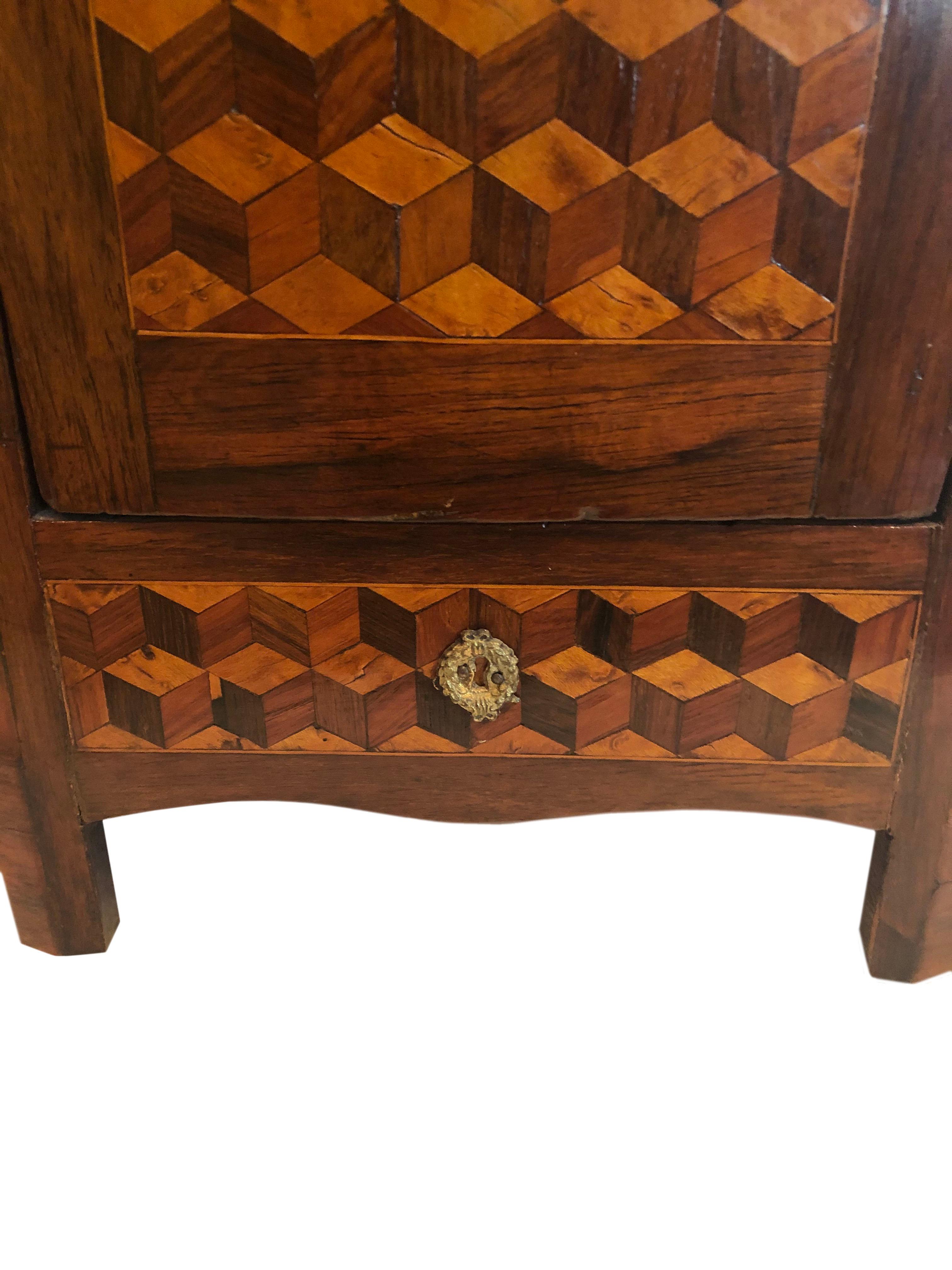 Early 19th Century French Salesman Sample Cupboard For Sale at 1stDibs