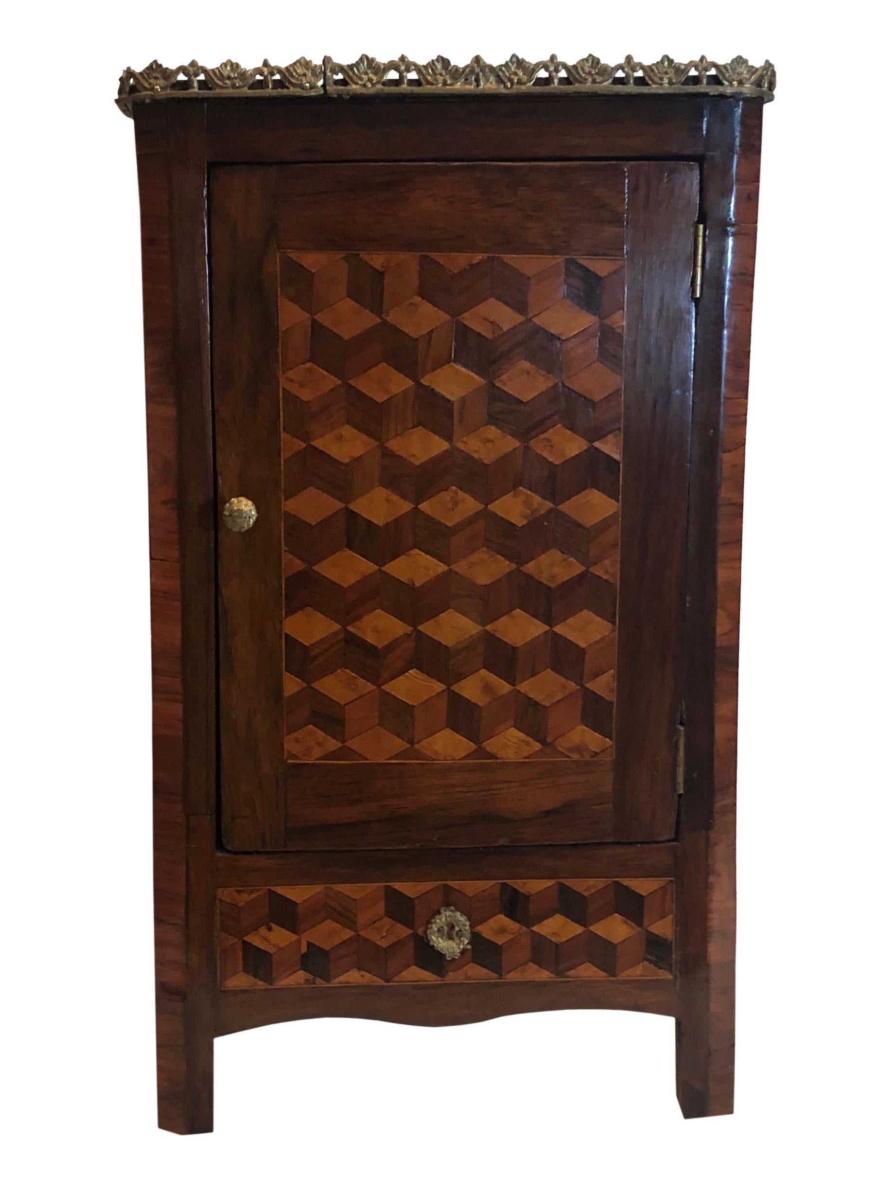 Early 19th Century French Salesman Sample Cupboard For Sale at 1stDibs