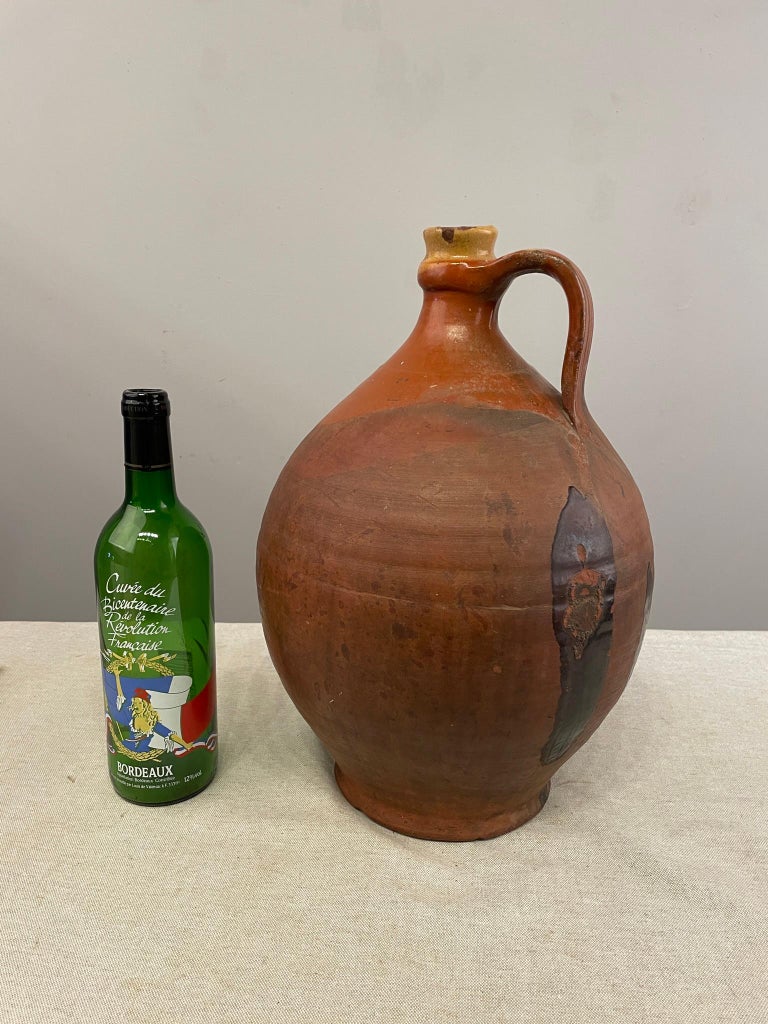Early 19th Century French Terracotta Water Jug For Sale at 1stDibs