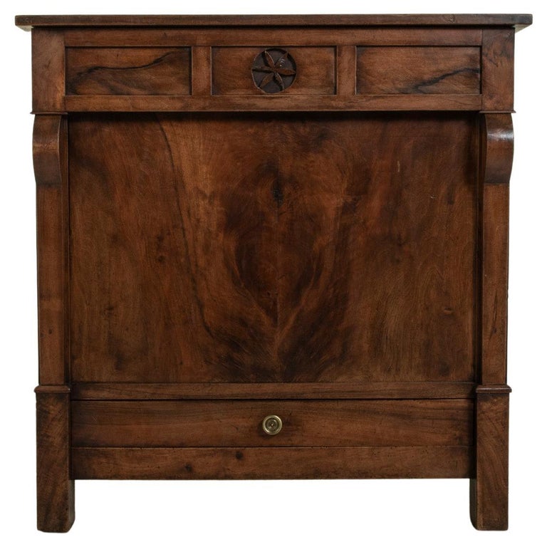 Early 19th Century French Walnut Baguette Box or Buffet at 1stDibs