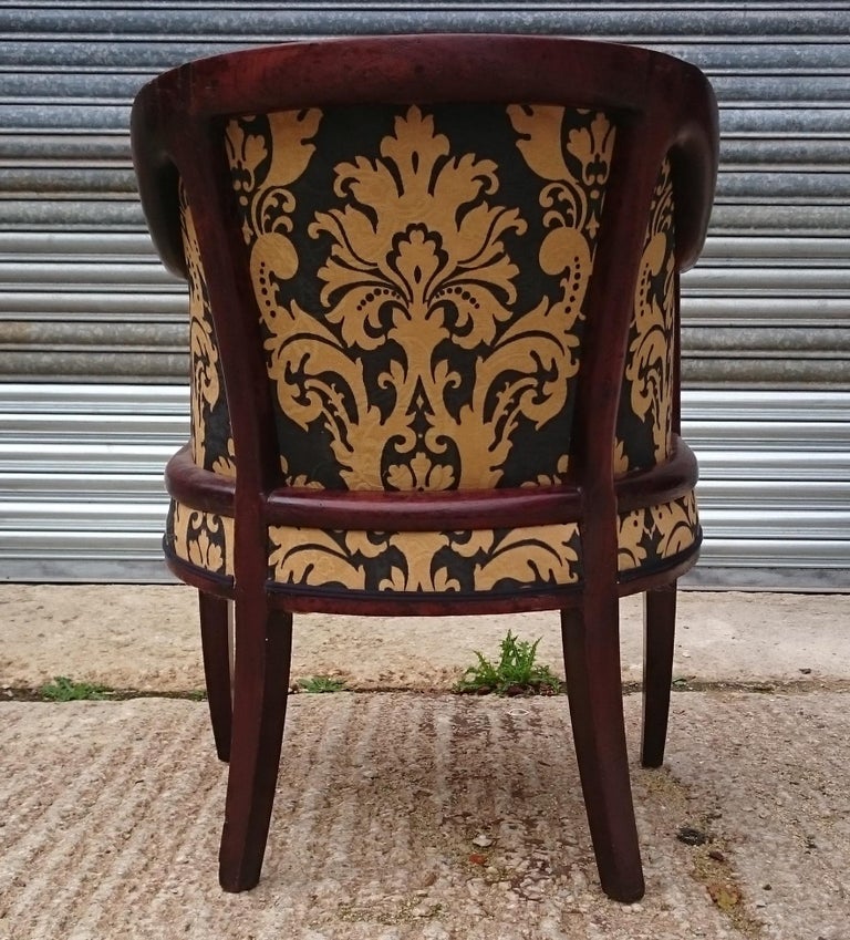 Early 19th Century George III Period Mahogany Antique Library Chair For ...