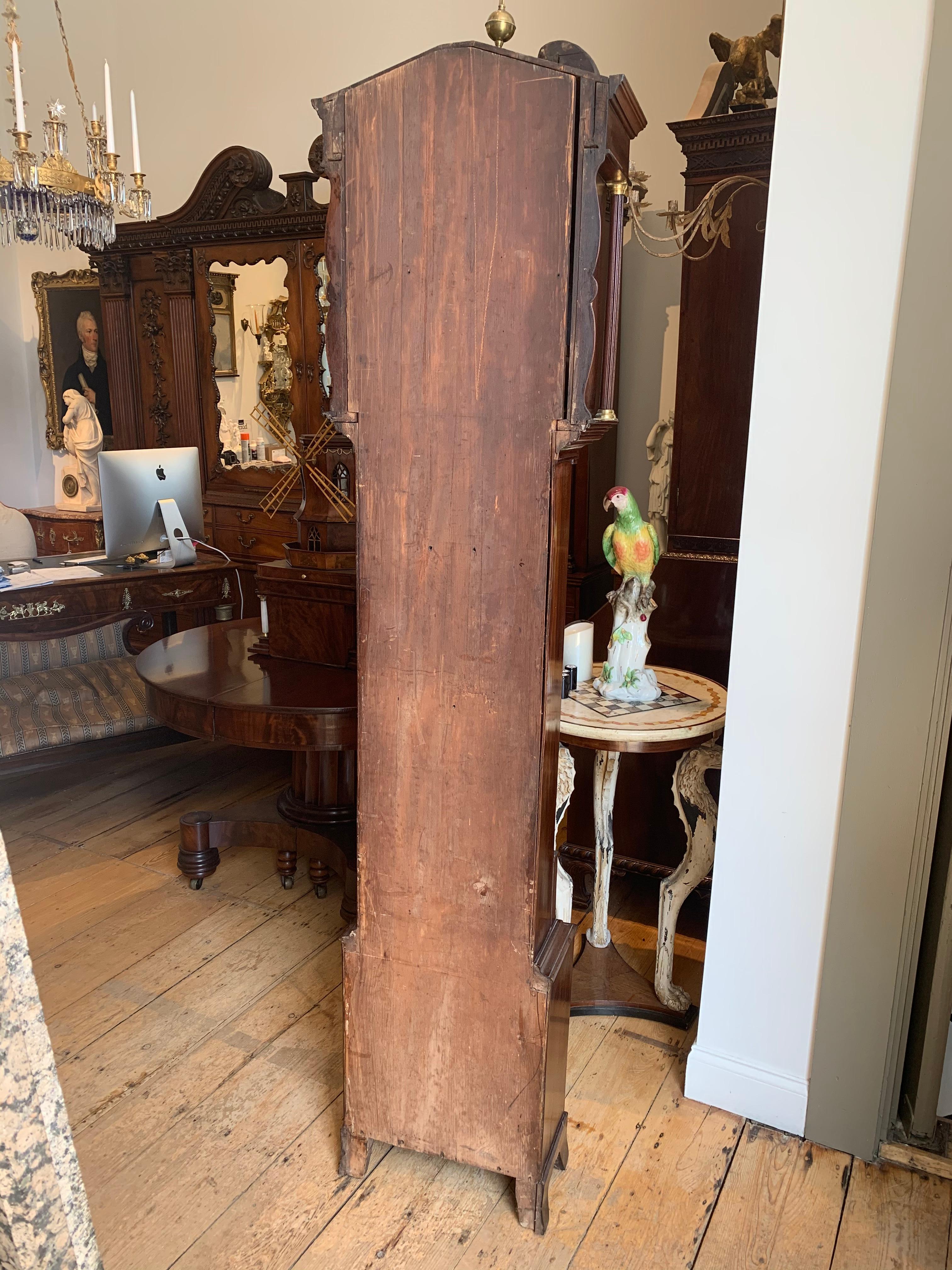 Early 19th Century George III Rocking Ship Automaton Longcase Clock For ...