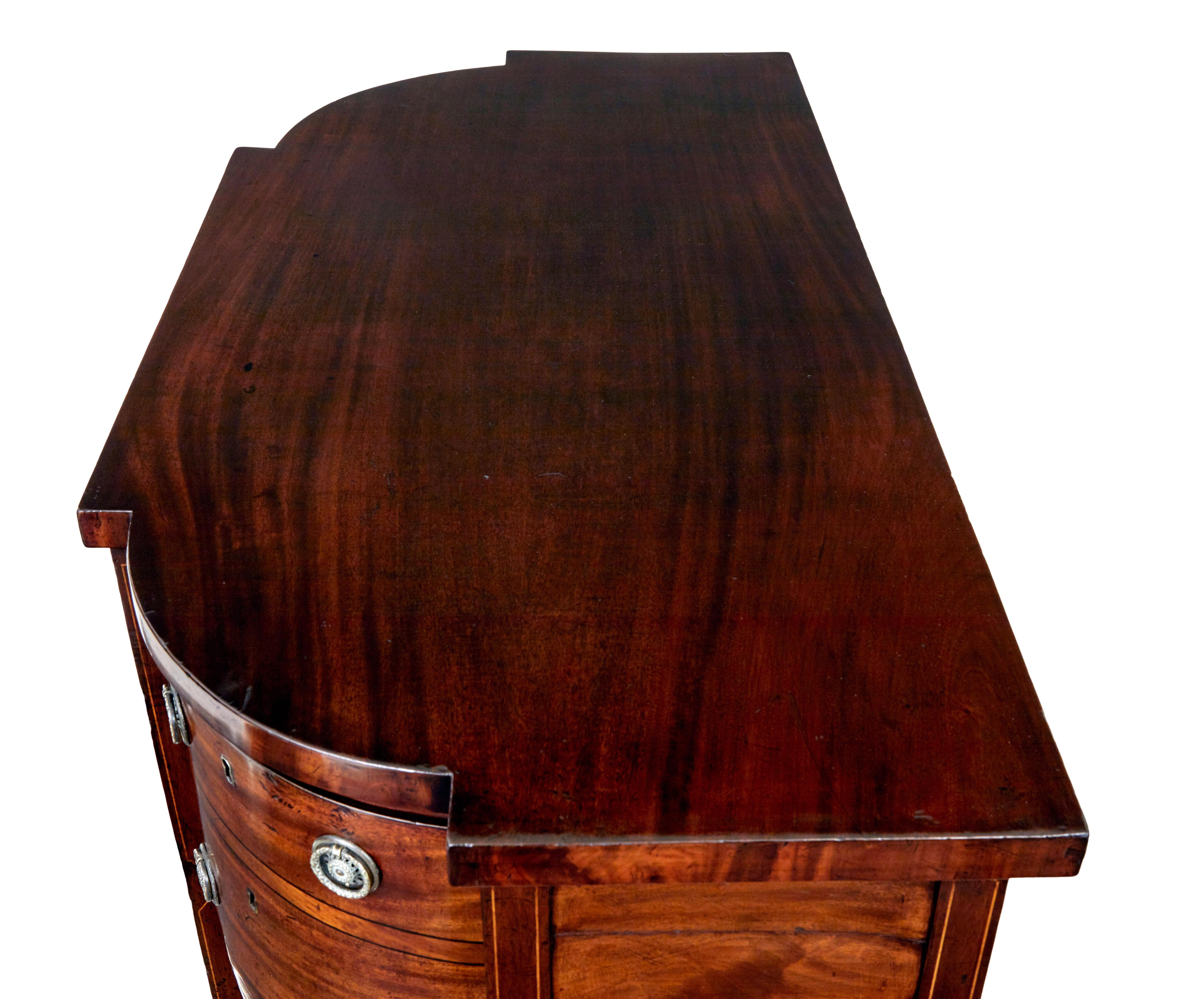 Early 19th century Georgian mahogany breakfront sideboard For Sale at ...