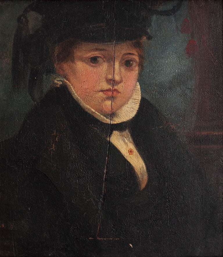 Early 19th Century, Georgian Portrait Painting, Oil on Board, C.1820s ...