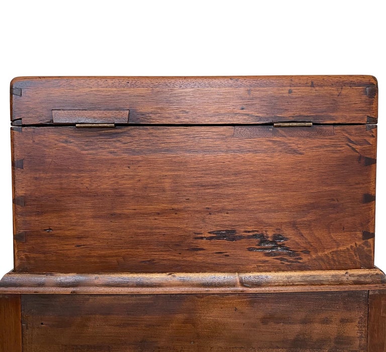 Early 19th Century Georgian Walnut Cellarette on Stand at 1stDibs