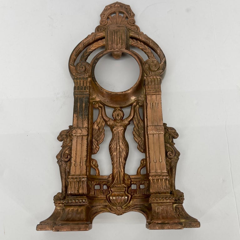 Early 19th Century Gilt Bronze Pocket Watch Night Stand For Sale at 1stDibs