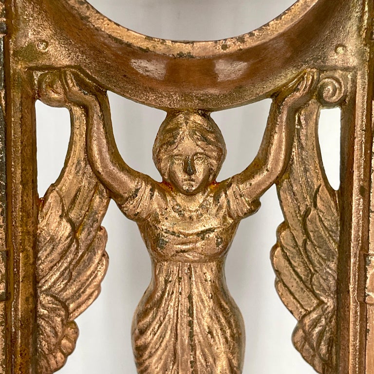 Early 19th Century Gilt Bronze Pocket Watch Night Stand For Sale at 1stDibs