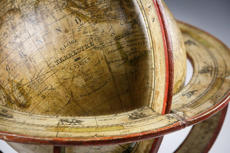 Early 19th Century Globe by L. Vivien For Sale at 1stDibs