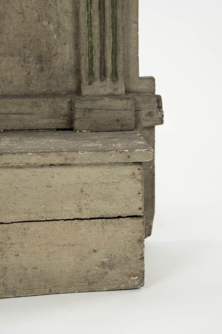 Early 19th Century Green Painted Household Shrine For Sale at 1stDibs