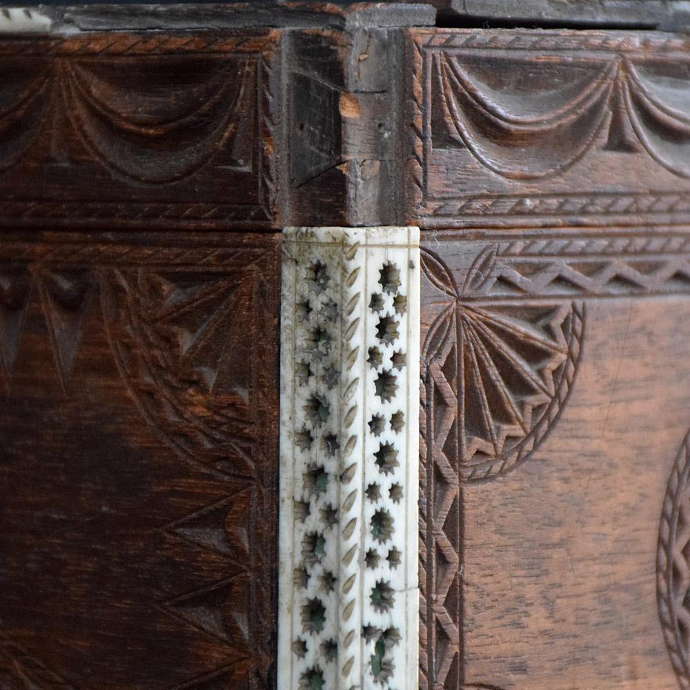 Early 19th Century Hand Carved Prisoner of War Box at 1stDibs