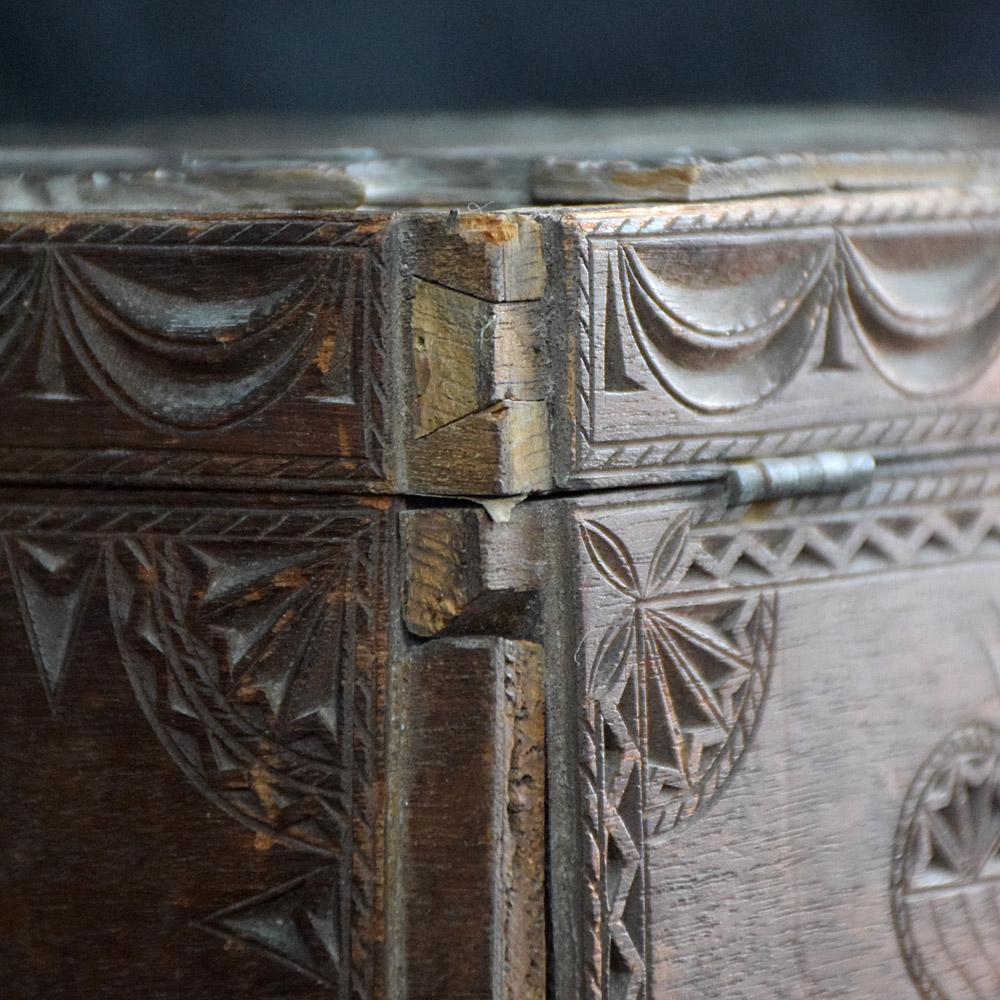 Early 19th Century Hand Carved Prisoner of War Box at 1stDibs