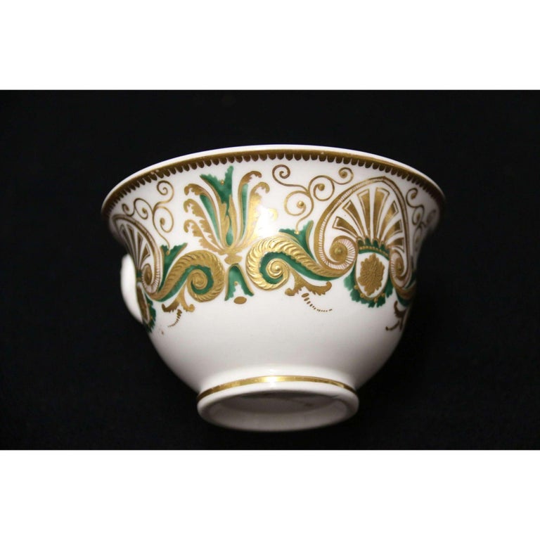 Early 19th Century Hand Painted Porcelain Spode Cabinet Trio, circa ...