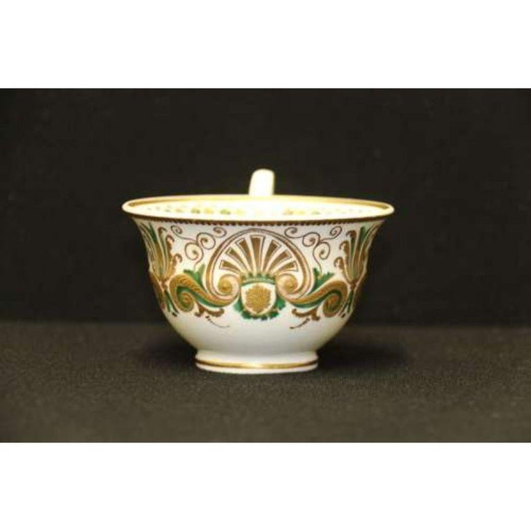 Early 19th Century Hand Painted Porcelain Spode Cabinet Trio, circa ...