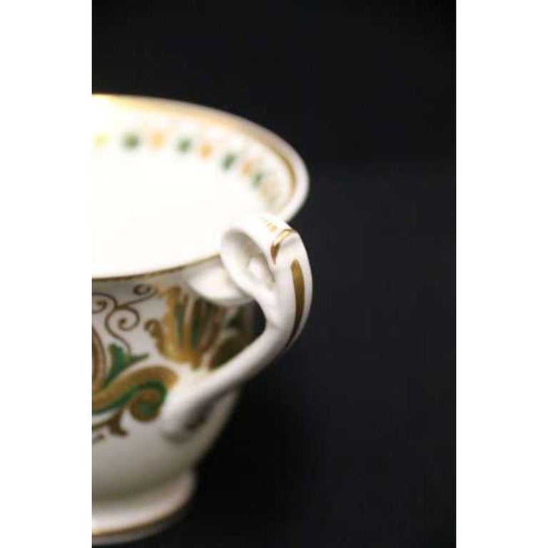 Early 19th Century Hand Painted Porcelain Spode Cabinet Trio, circa ...