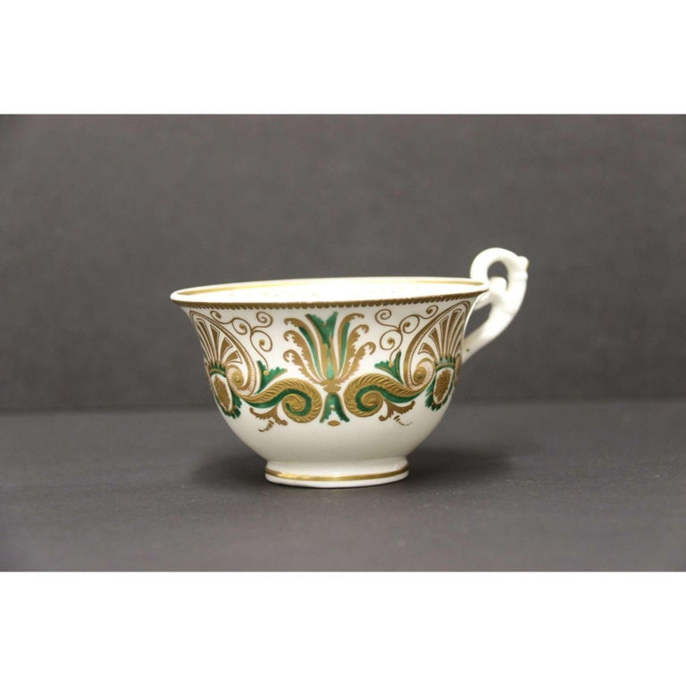 Early 19th Century Hand Painted Porcelain Spode Cabinet Trio, circa ...