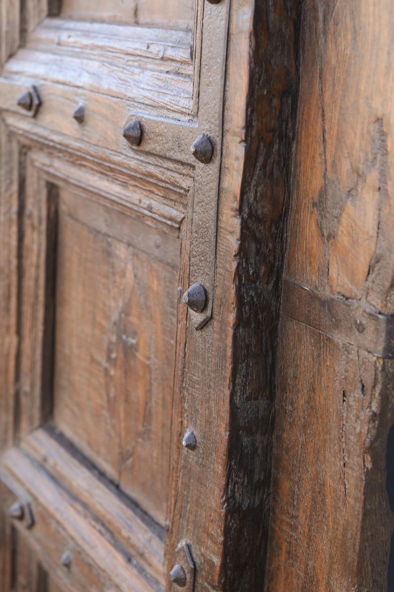 Early 19th Century Heavily Fortified Arch Doors from a Rundown Castle ...
