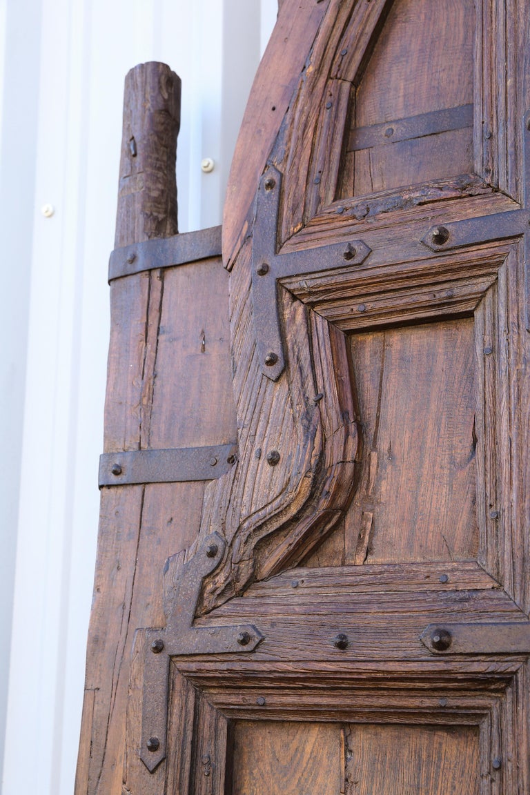 Early 19th Century Heavily Fortified Arch Doors from a Rundown Castle ...