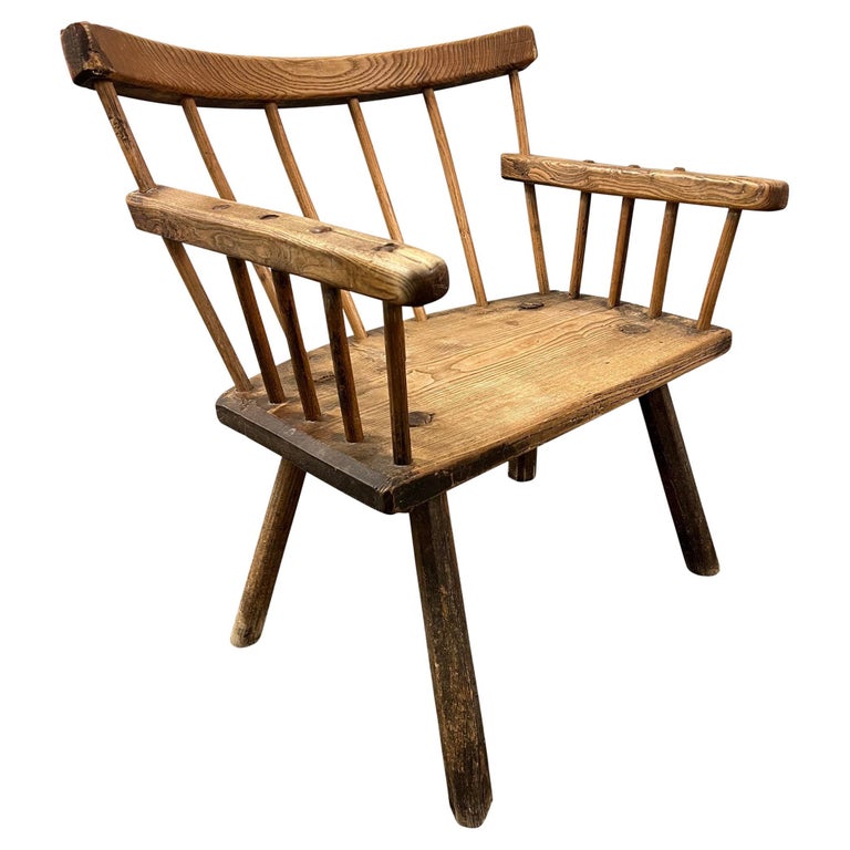 Early 19th Century Irish Hedge Chair For Sale at 1stDibs