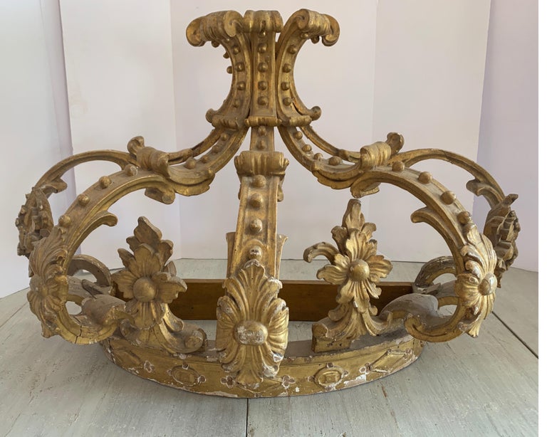Early 19th Century Italian Crown from Cathedral For Sale at 1stDibs