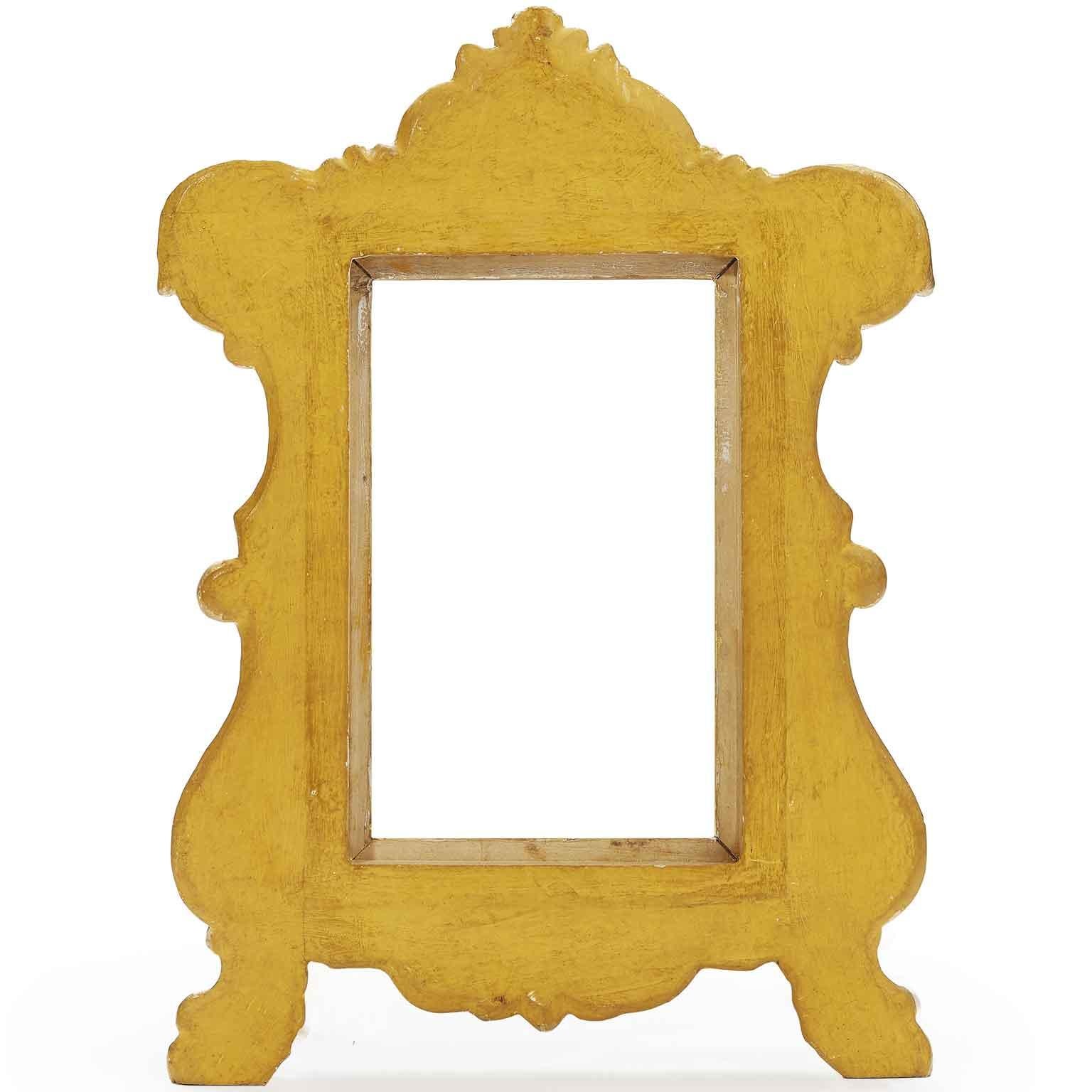 Marco italiano de principios del siglo XIX Marco tallado en madera ...