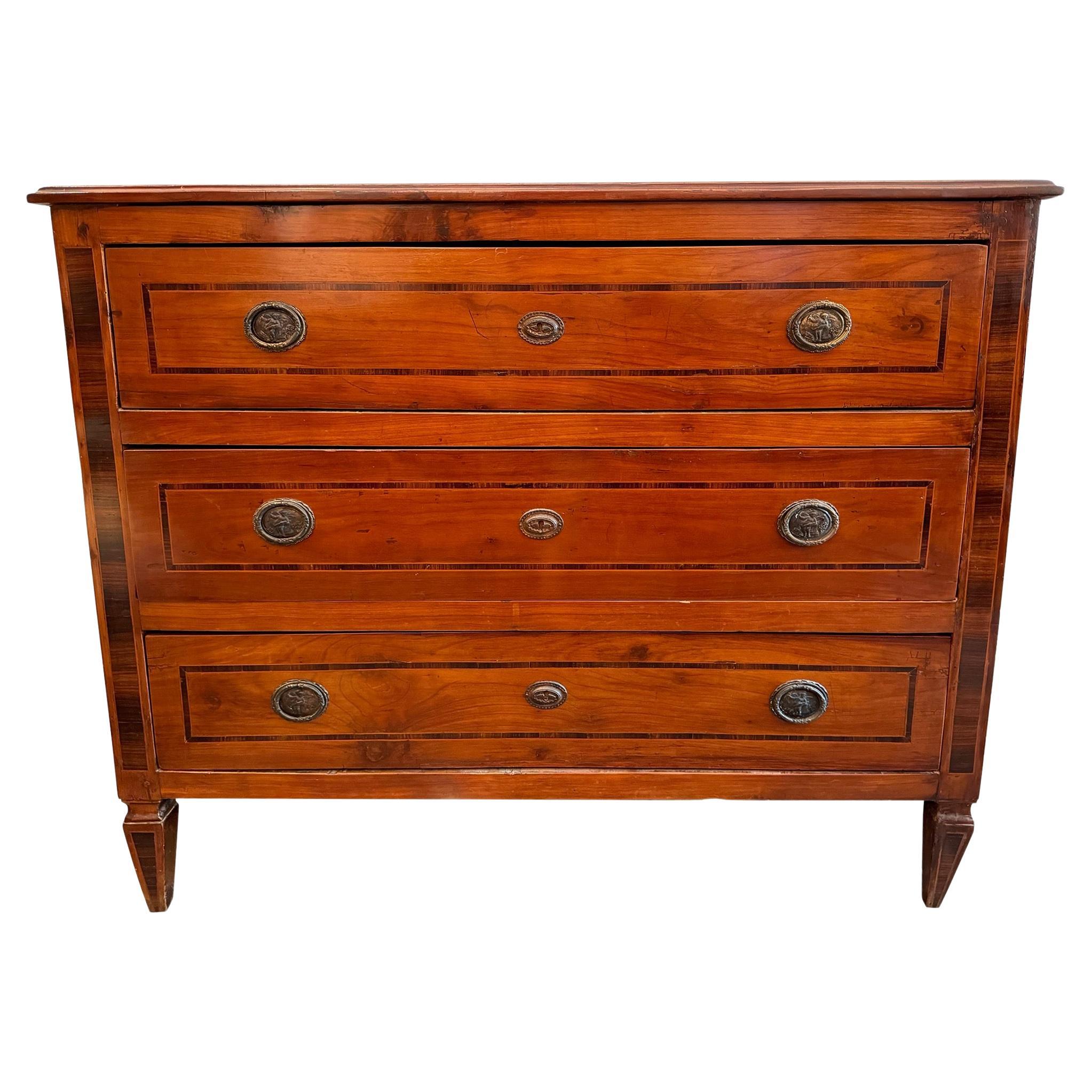 French Neoclassic Commode w/Nicely Appointed Details, 19th C. For Sale ...