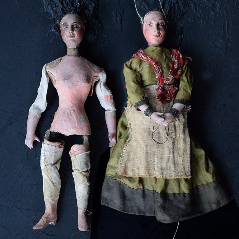 Early 19th Century Marionette Puppets For Sale at 1stDibs