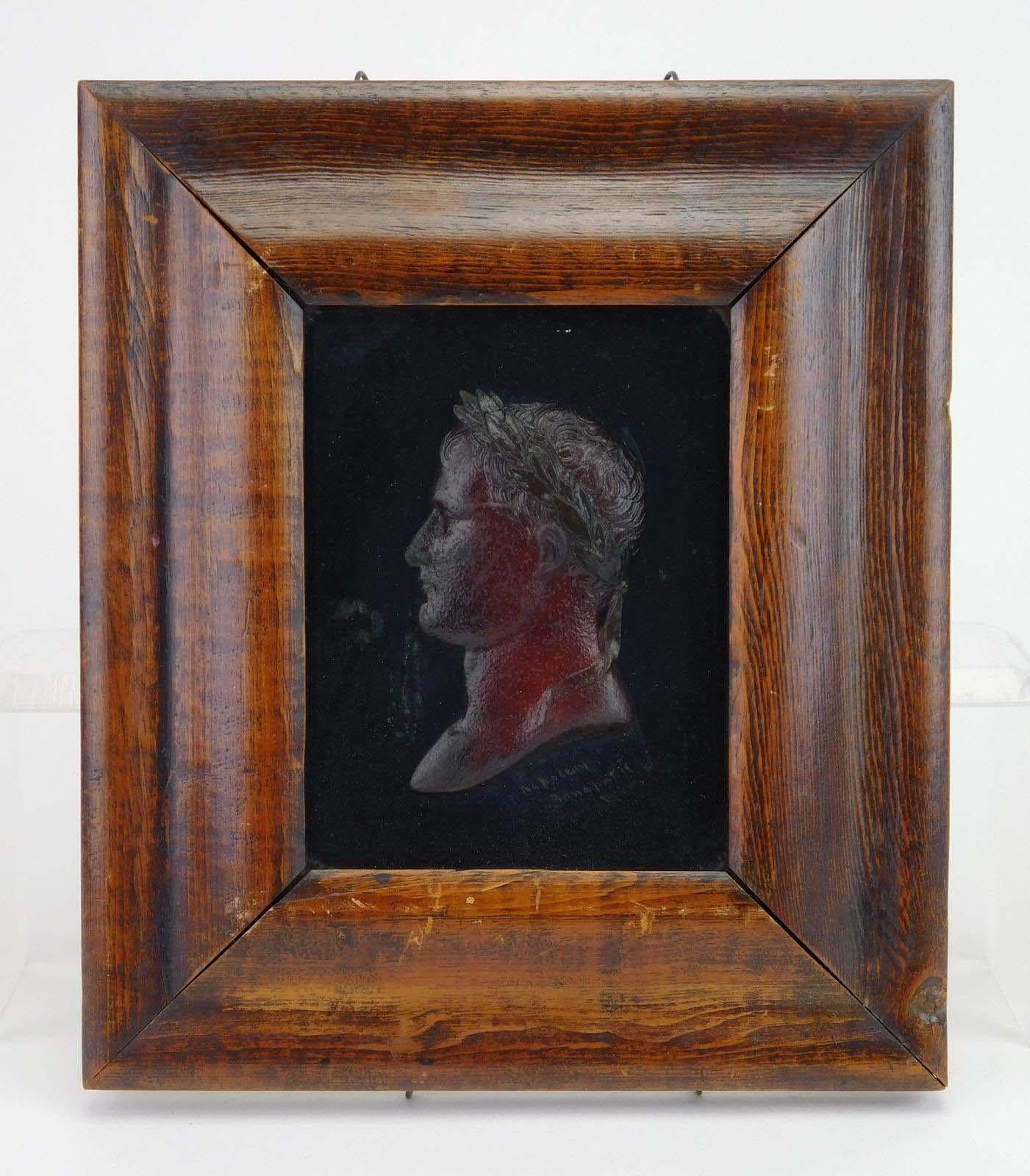 Early 19th Century Napoleon Bonaparte Wax Portrait For Sale at 1stDibs
