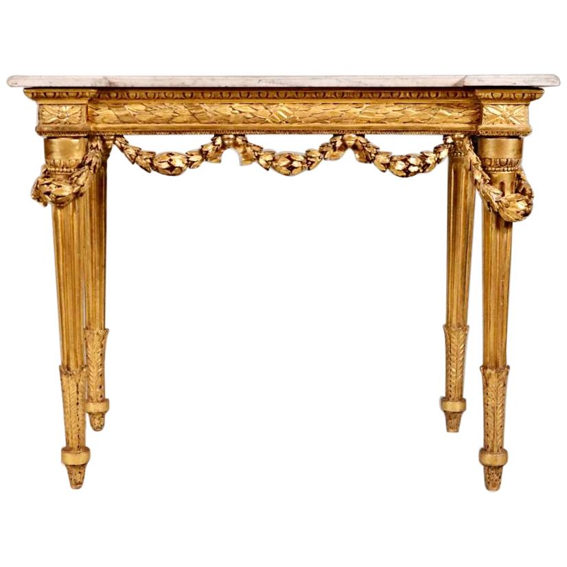 Period Italian Neoclassical Side Table at 1stDibs