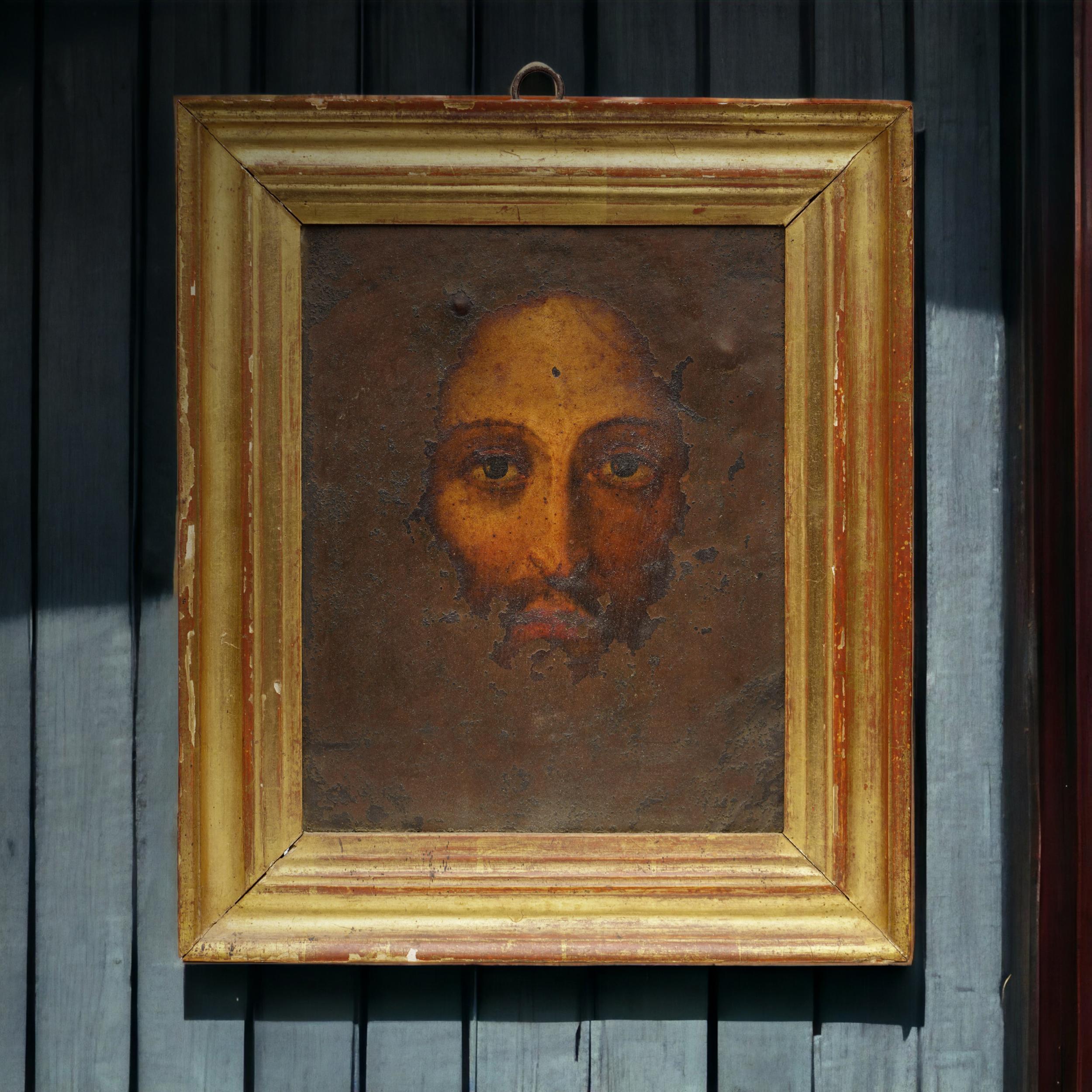 Early 19th Century Oil Painting of Jesus on Copper Panel. For Sale at ...