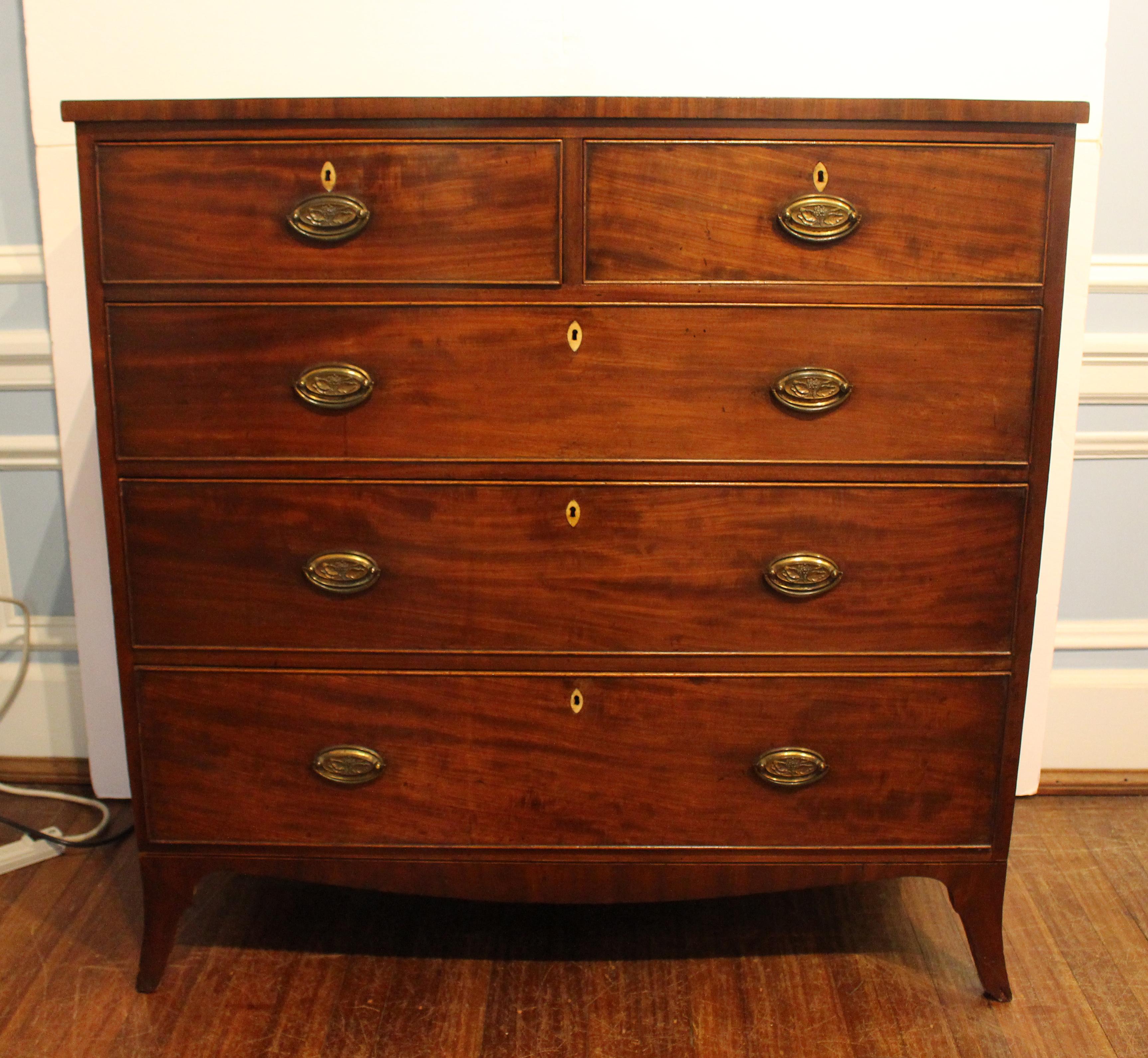 Early 19th Century Regency Chest of Drawers at 1stDibs