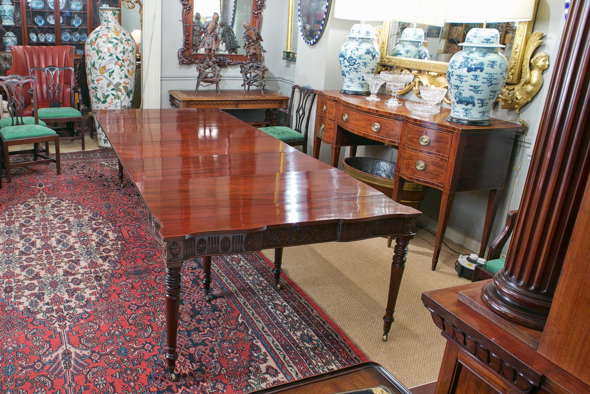 Early 19th Century Regency Concertina Extendable Dining Table For Sale ...