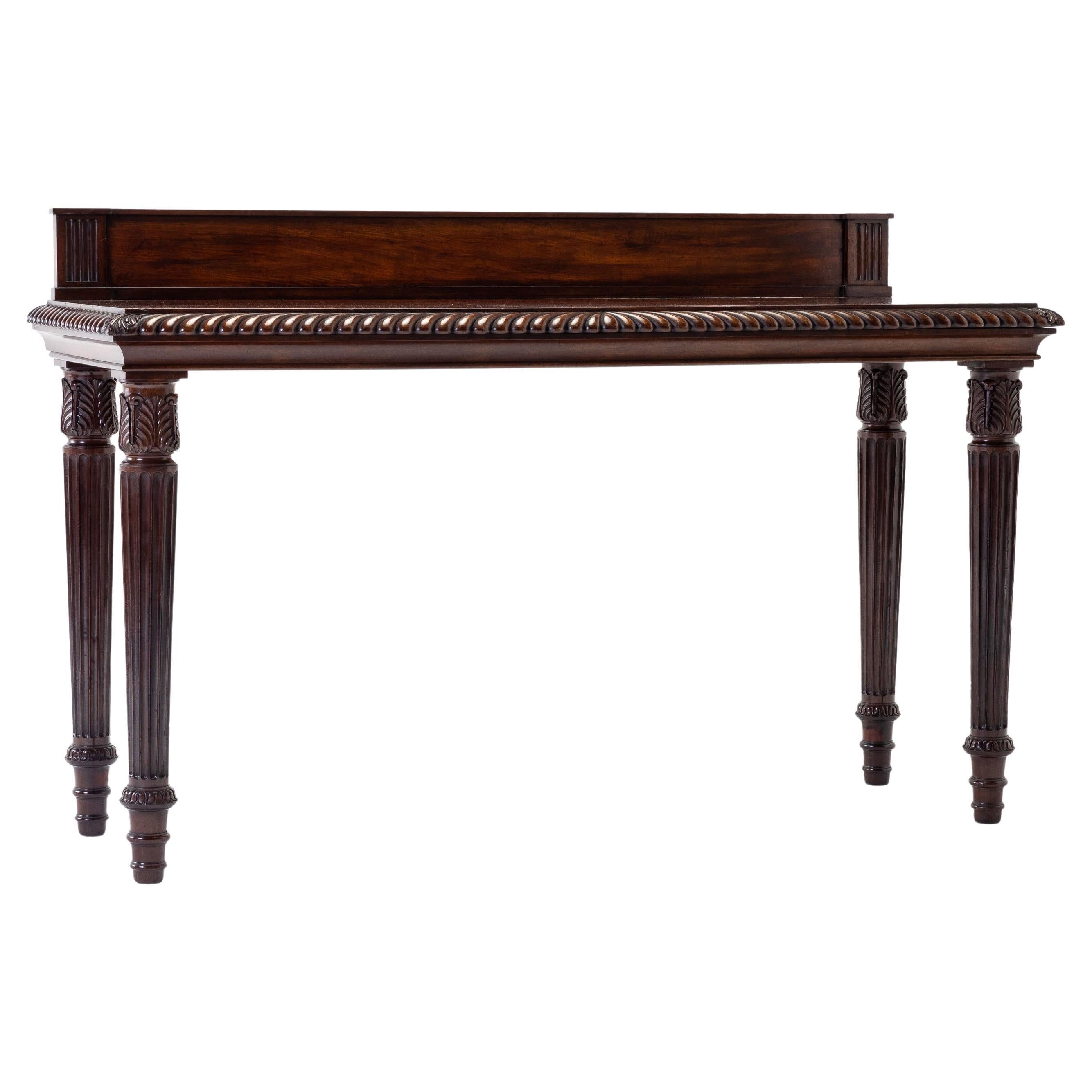 Early 19th Century English Regency Mahogany Social Table Attributed to ...