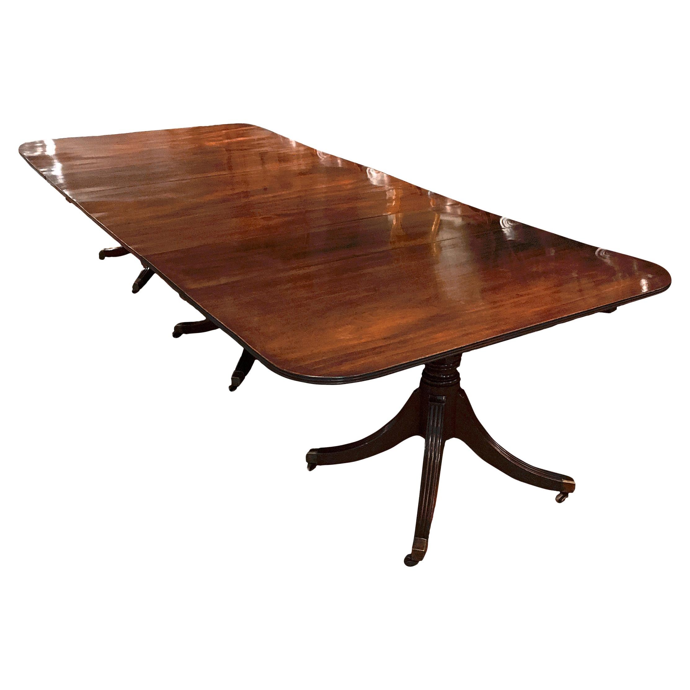 19th C Rosewood Russian Style Dining Table Gilt Wooden Designs Pedestal ...