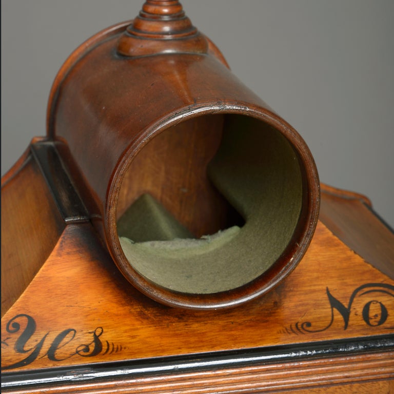 Early 19th Century Regency Period Mahogany Ballot Box at 1stDibs